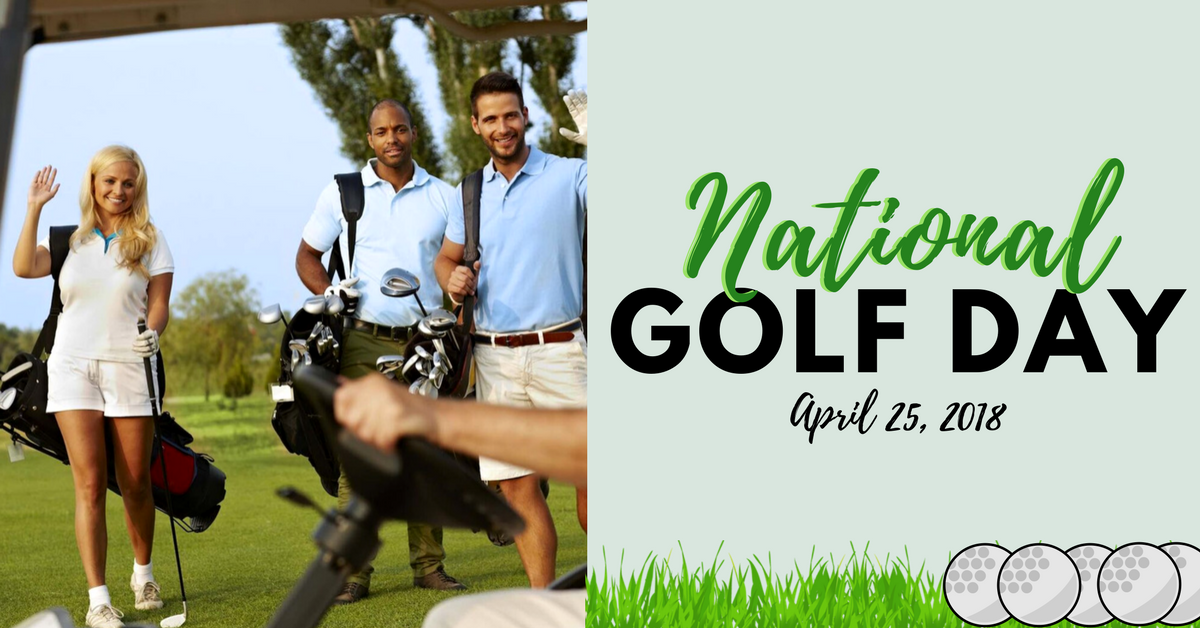 April 25 - NATIONAL GOLF DAY ️ ️ ️ - Marin County Golf